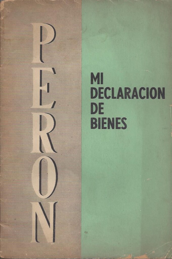 Mi Declaración de Bienes – Mundo Peronista